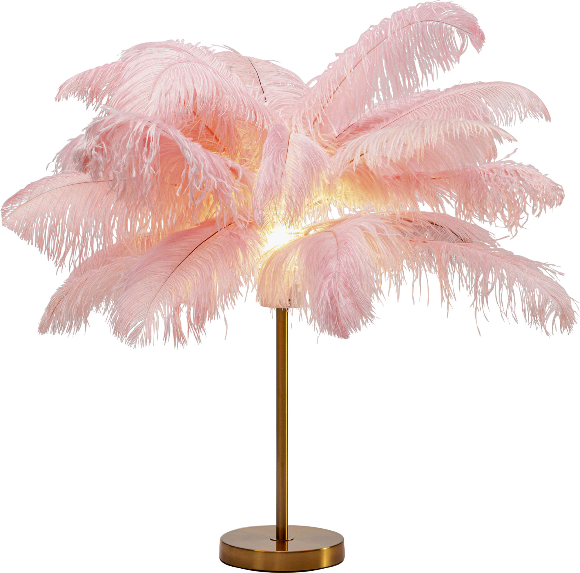 Tischleuchte Feather Palm Pink 60cm - KARE Online GmbH