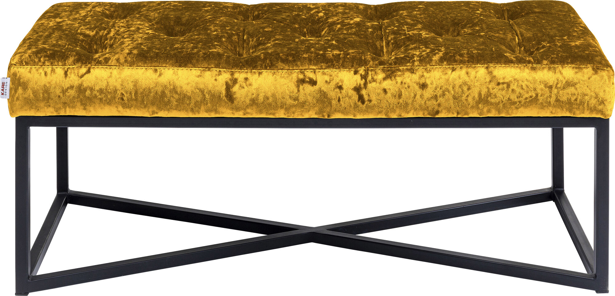 Bank Crossover Diva Plain Braun 90x40 - KARE die zwei Wohnsinnigen Handels GmbH