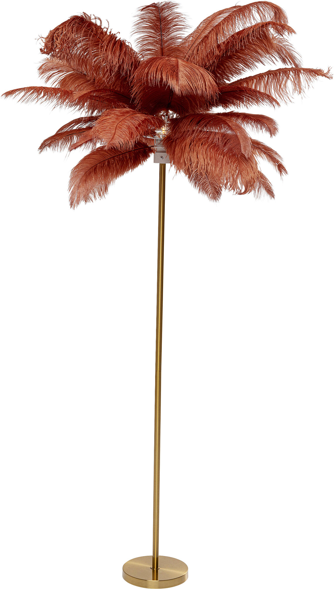 Stehleuchte Feather Palm Braun 165cm - Einzelstück - KARE München Outlet