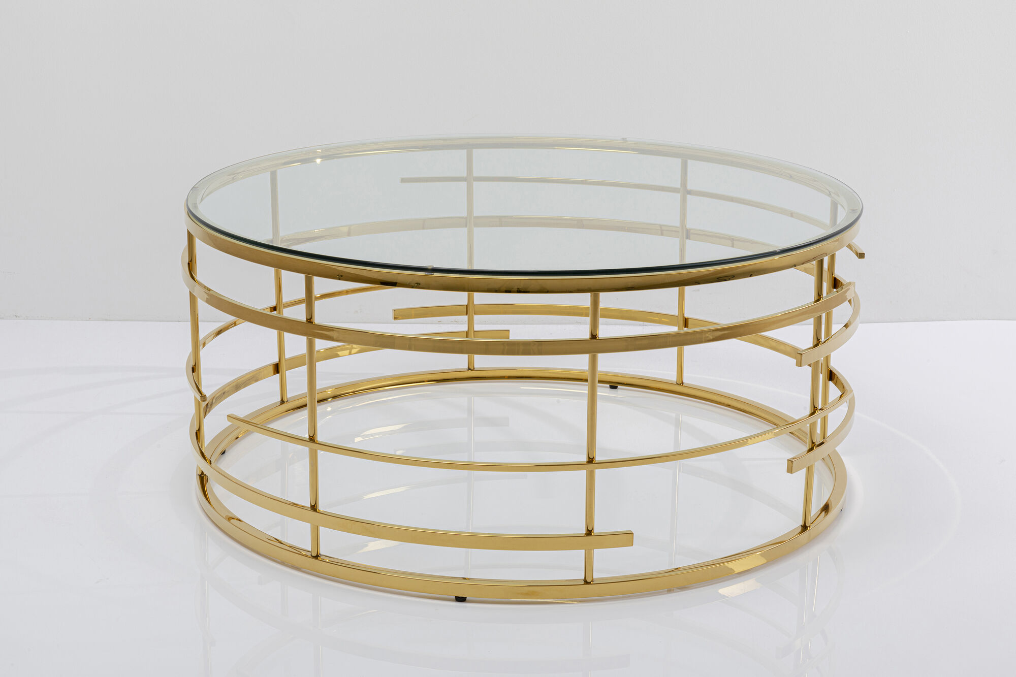 Kare Couchtisch Gold