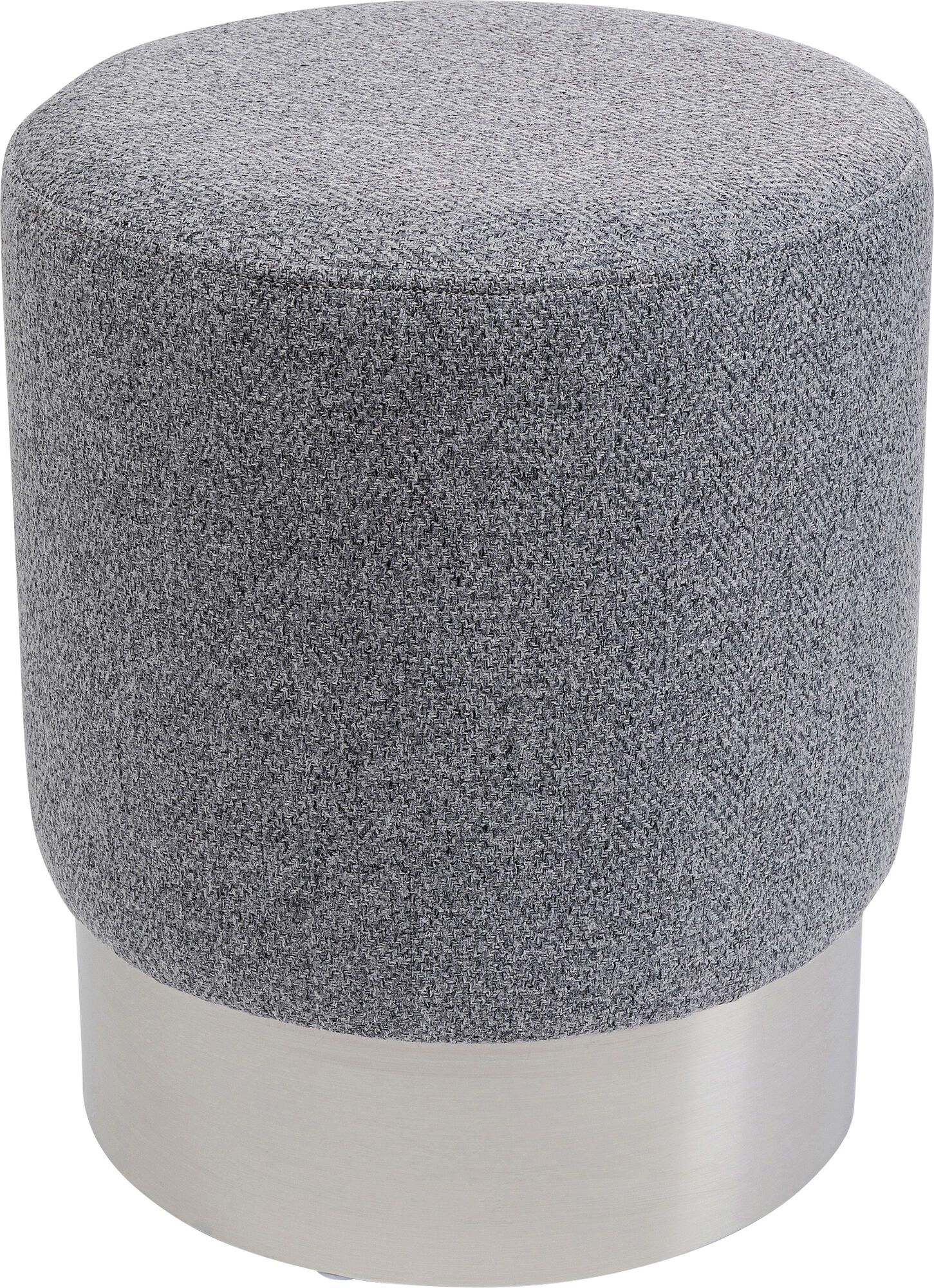 Hocker Cherry Lina Grau Silver Ø35cm - KARE die zwei Wohnsinnigen ...