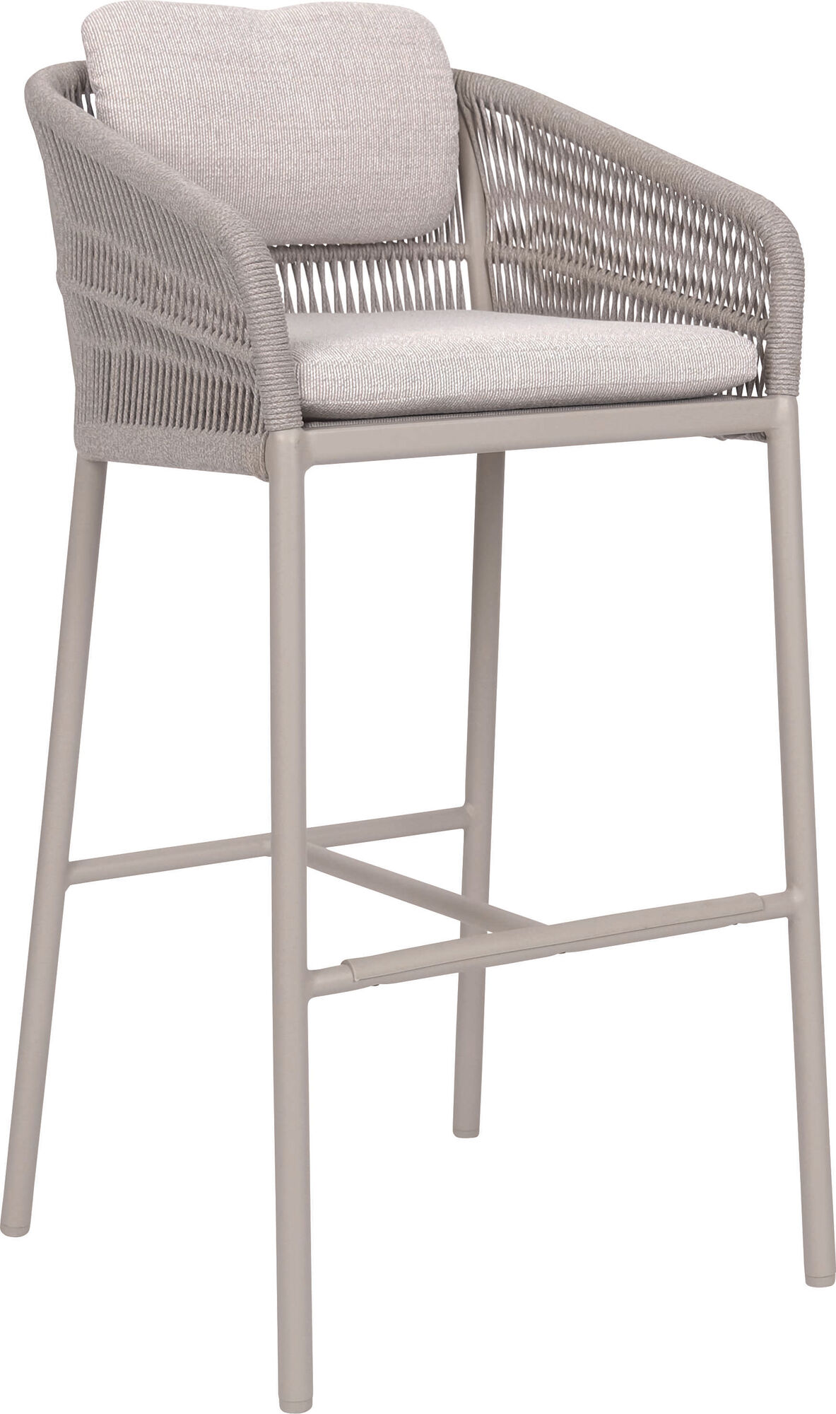 Barsessel Jella Aluminium greige - KARE Online GmbH