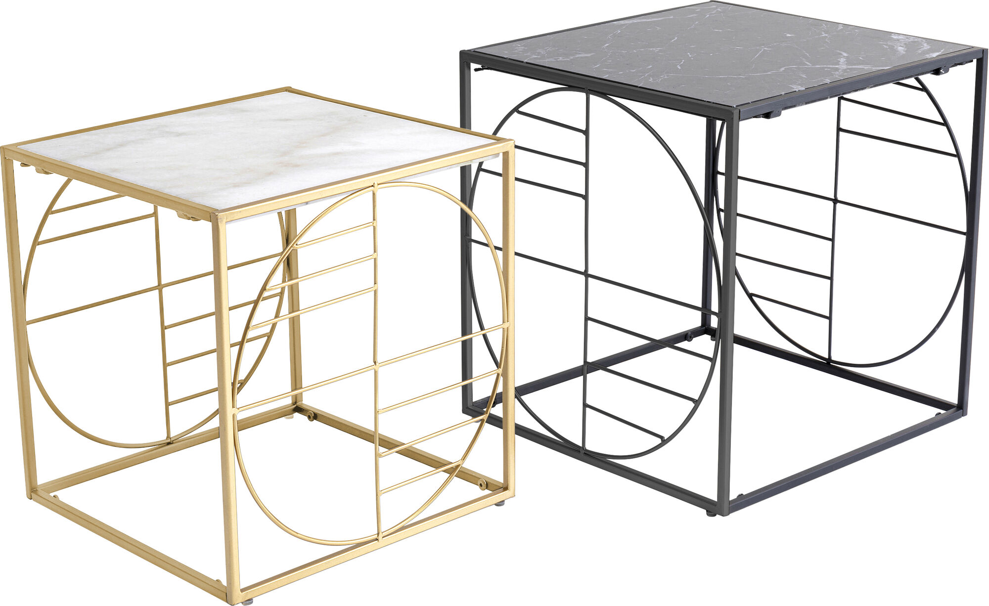 Couchtisch Techno 1 (2/Set) - KARE Online GmbH