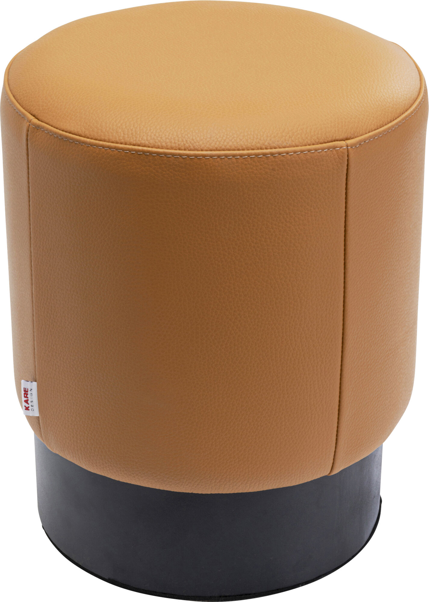 Hocker Cherry Leder Braun Ø36cm - KARE Online GmbH