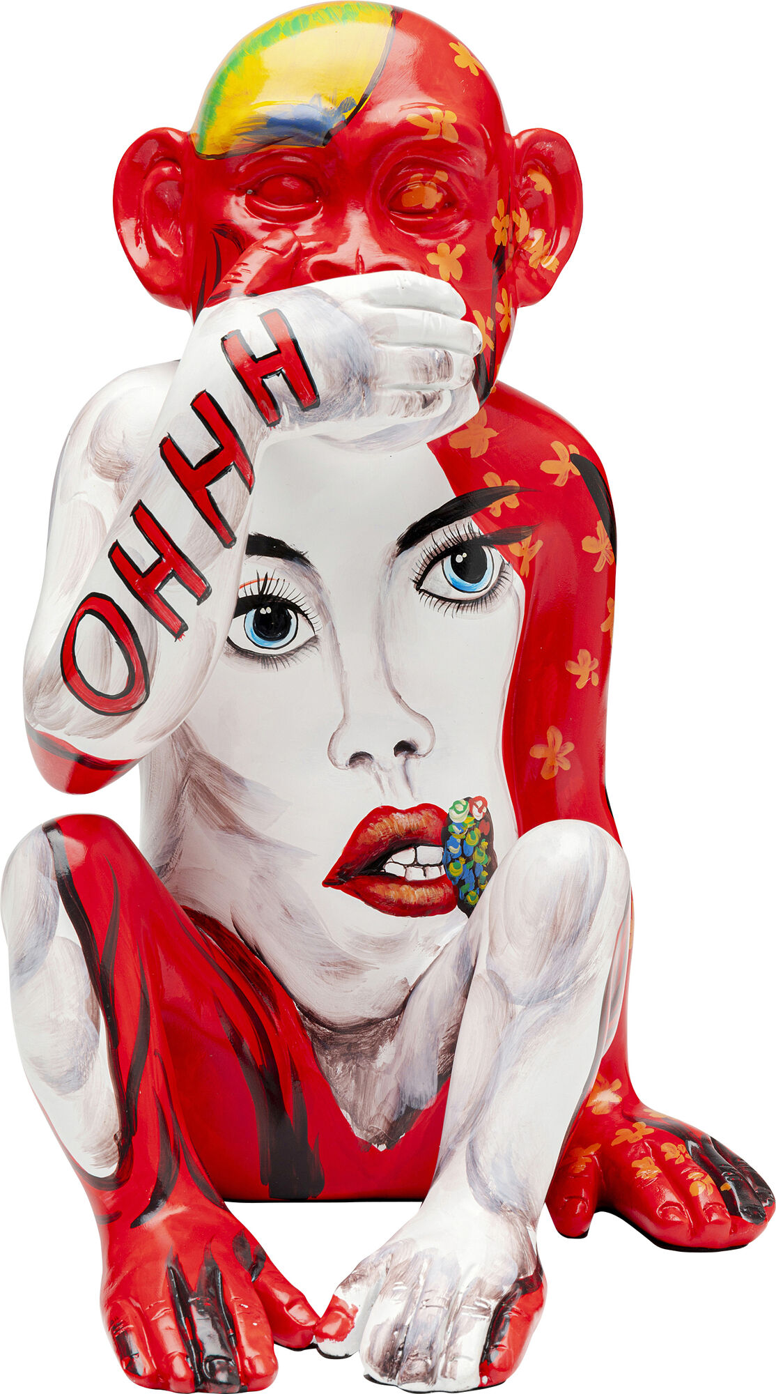 Deko Figur Graffiti Monkey Rot 39cm - KARE Online GmbH