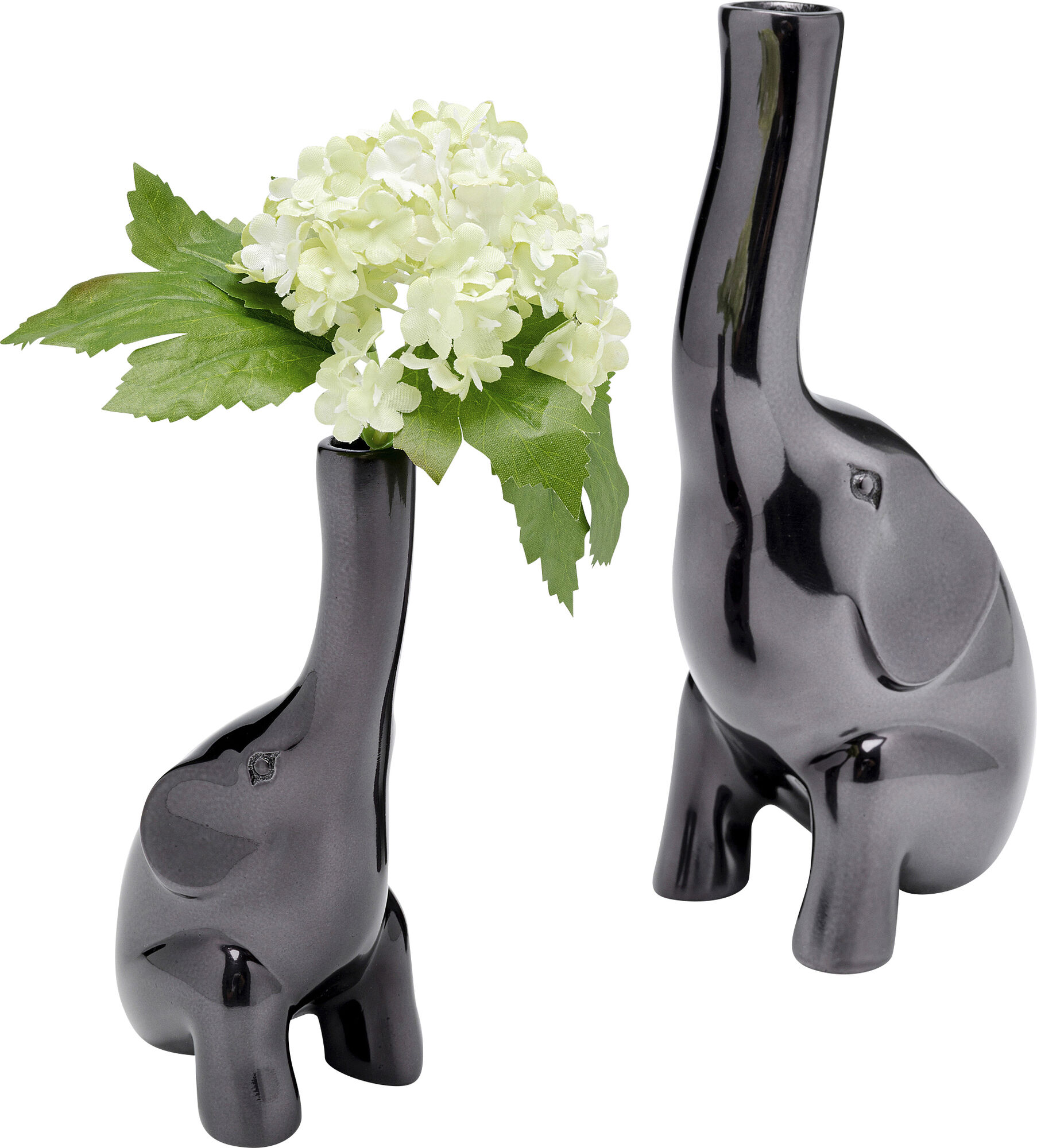 Deko Vase Buddy Anthrazit (2/Set) - KARE Online GmbH