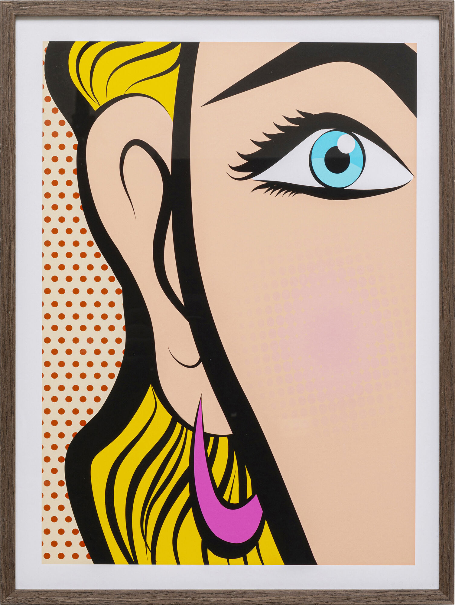 Gerahmtes Bild Comic Eye 31x41cm - KARE Online GmbH