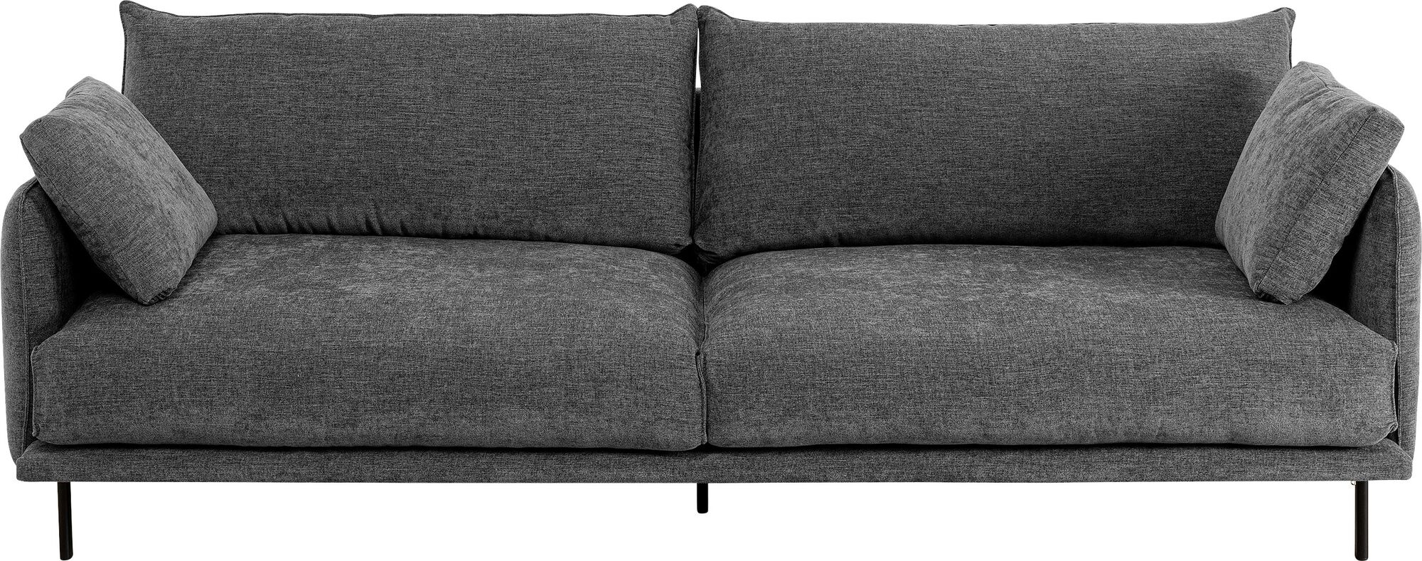 Sofa Edna 3-Sitzer Grau 245cm - KARE Online GmbH