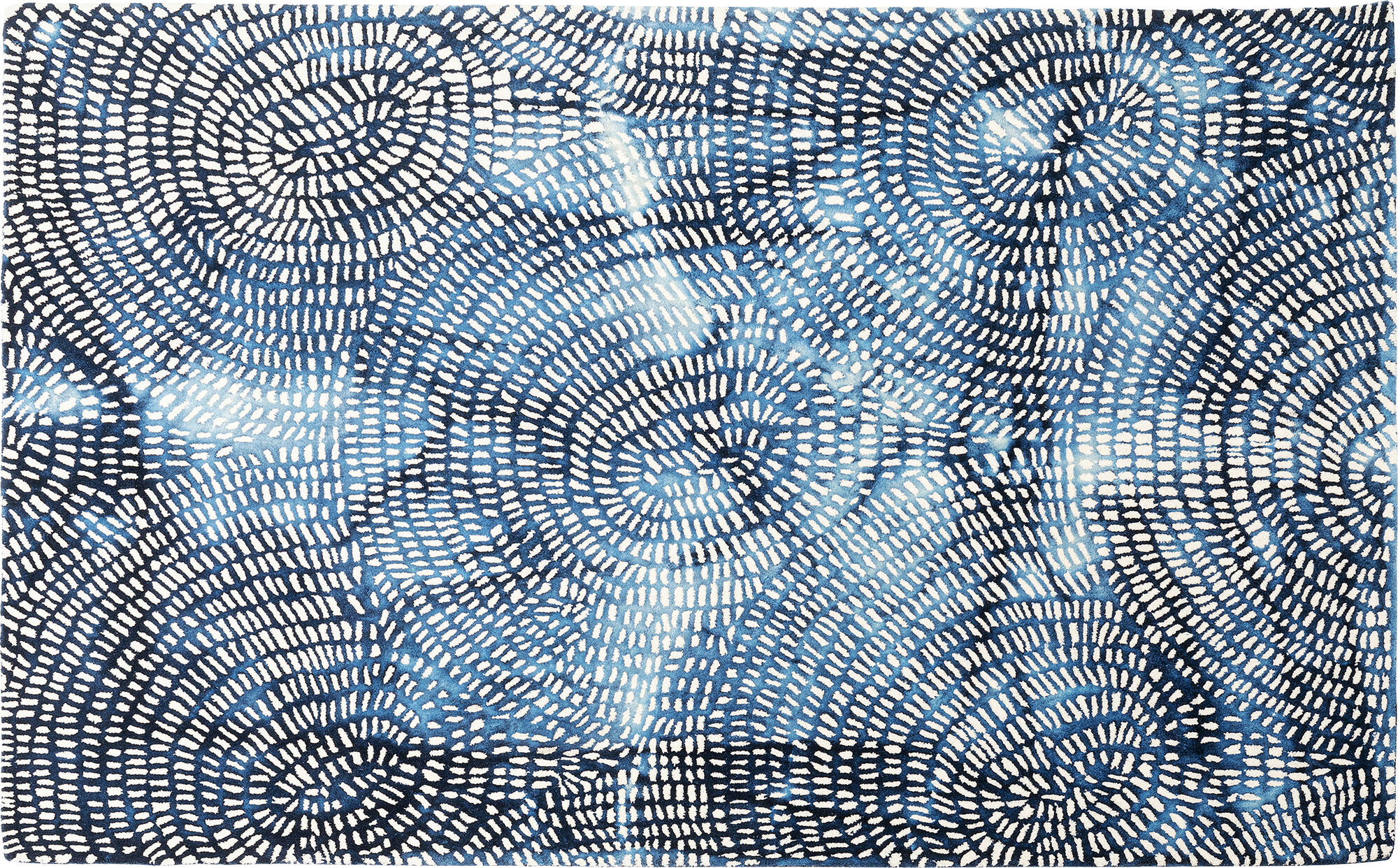 Teppich Stamp Blau 170x240cm - KARE Online GmbH