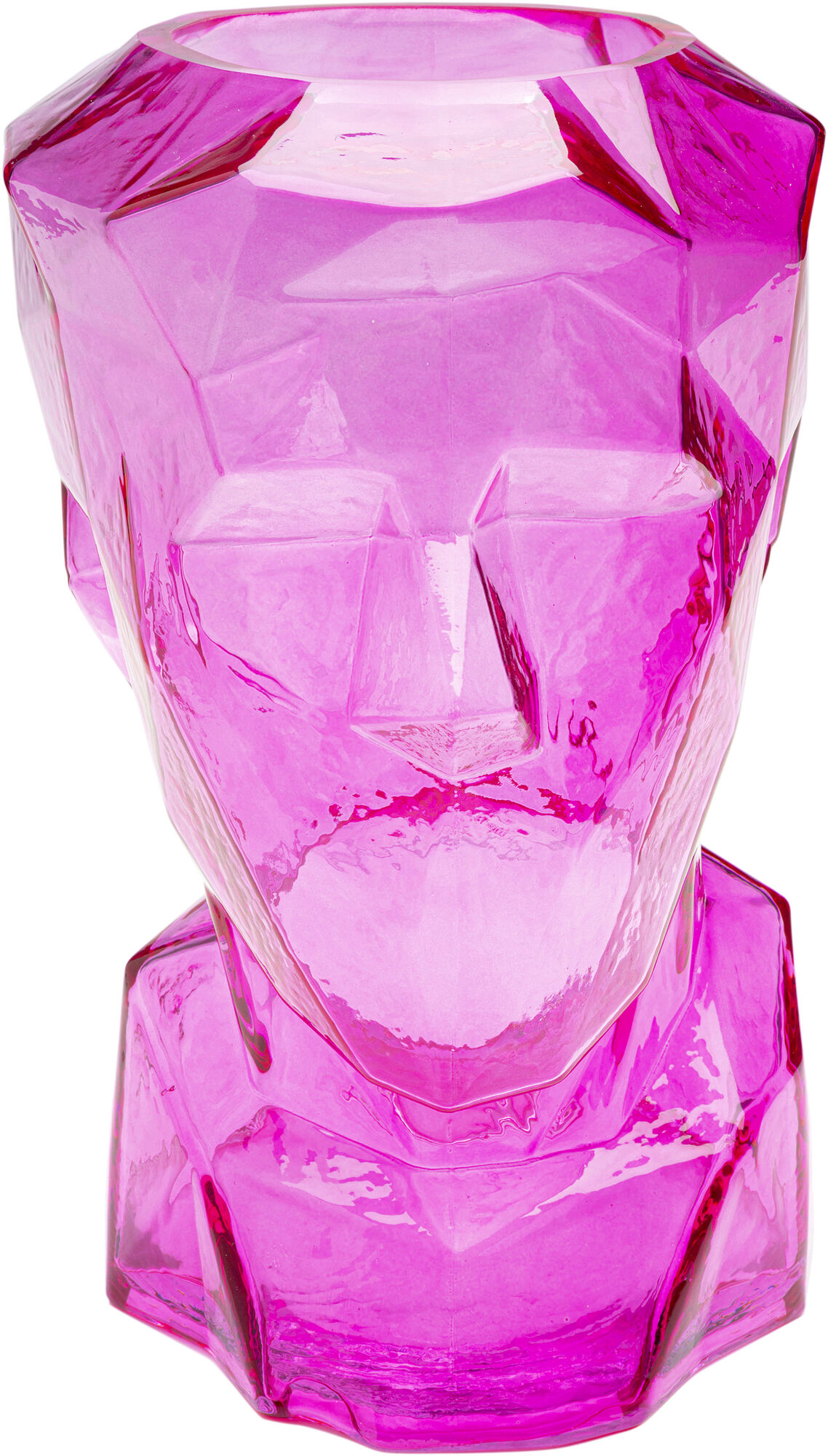 Vase Prisma Face Pink 30cm - KARE Online GmbH
