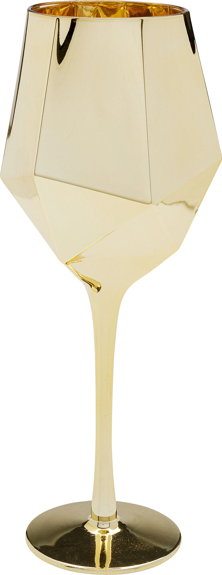 Weinglas Diamond Gold - KARE die zwei Wohnsinnigen Handels GmbH